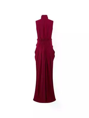 Alberta Ferretti Draped Maxi Dress