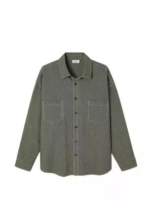 American Vintage Loose-fit Long-sleeve Shirt - Green