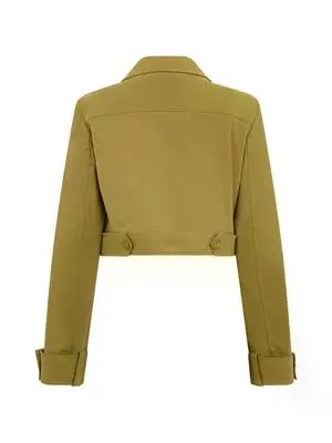 Alberta Ferretti Cropped Button-fastening Jacket
