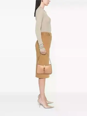 Saint Laurent Smooth Calfskin Le 5 A 7 Shoulder Bag - Brown
