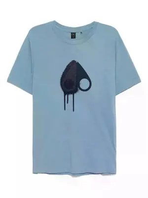 Moose Knuckles Graphic-printed T-shirt - Blue