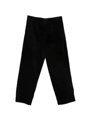 A.p.c. Corduroy Straight-leg Trousers - Black