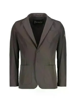 Herno Notch-lapel Patch-pocket Blazer - Grey
