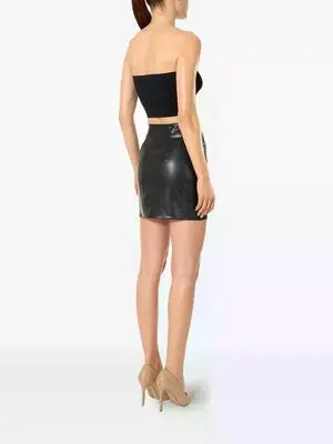 Wolford Embossed Alligator-effect Fitted Mini Skirt