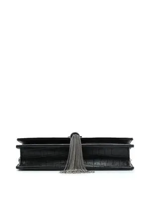 Saint Laurent Monogram Kate Tassel Wallet On Chain Bag - Black