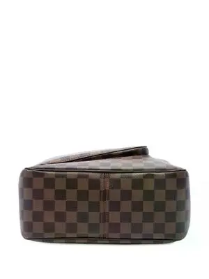 LOUIS VUITTON 2004 Damier Ebene Olav Mm Crossbody Bag