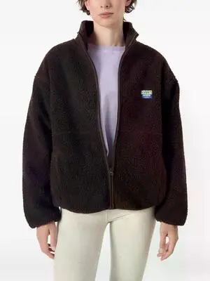 American Vintage Shearling-effect Zip-up Jacket