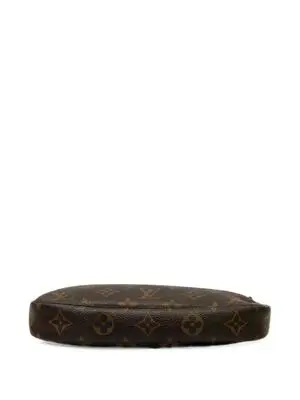 LOUIS VUITTON 2000 Monogram Pochette Accessoires Shoulder Bag - Brown