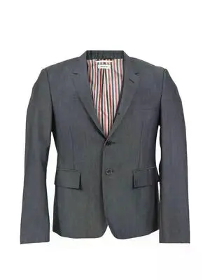 Thom Browne Rwb Selvedge Blazer - Grey