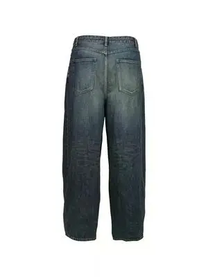 Needles Faded-effect Tapered Jeans