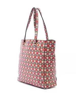 Miu Miu Madras Floral Tote Bag