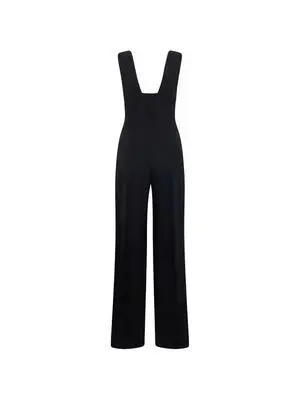 Philosophy Di Lorenzo Serafini Sleeveless Wide-leg Jumpsuit - Black
