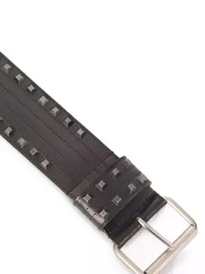 Alberta Ferretti Stud-embellished Leather Belt