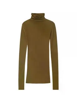 American Vintage Massachusetts Roll-neck T-shirt - Green
