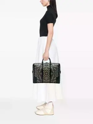 Gucci Gg Supreme Caleido Eden Briefcase Business Bag