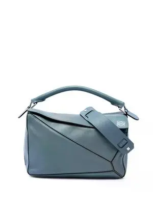 Loewe 2016 Medium Calfskin Puzzle Satchel - Blue
