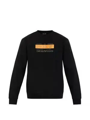 EA7 Long-sleeve Logo Print Sweatshirt
