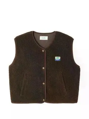 American Vintage Hokton Faux-shearling Gilet - Brown