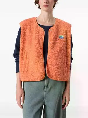 American Vintage Sleeveless Shearling-effect Jacket