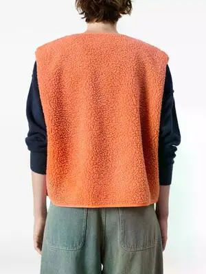 American Vintage Sleeveless Shearling-effect Jacket