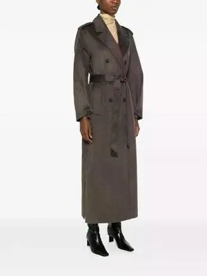 THE DYNAMIS STUDIO Double-breasted Belted Coat