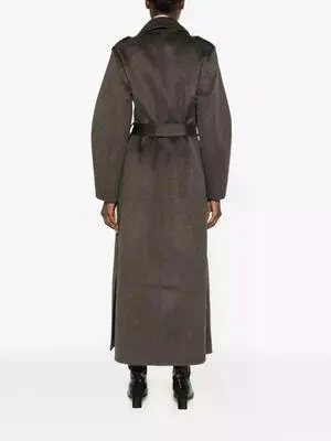 THE DYNAMIS STUDIO Double-breasted Belted Coat