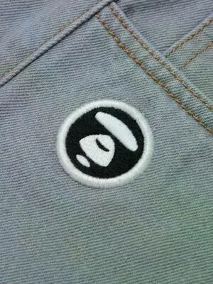 AAPE BY *A BATHING APE Moonface Embroidered Shorts