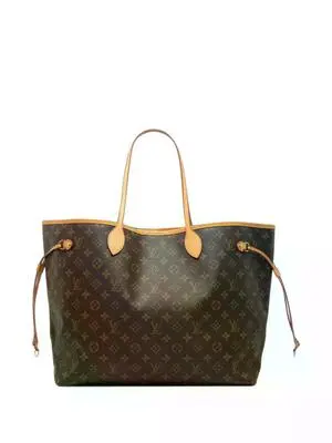 LOUIS VUITTON Monogram Neverfull Gm Tote Bag - Brown
