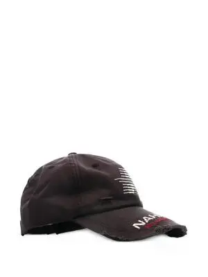 NAHMIAS Baseball Hat With Distressed Finish