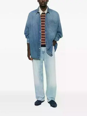 Marni Logo-embroidered Chest-pocket Shirt Jacket