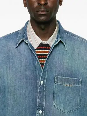 Marni Logo-embroidered Chest-pocket Shirt Jacket