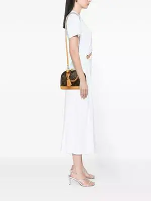 LOUIS VUITTON 2015 Monogram Alma Bb Satchel - Brown