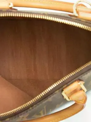 LOUIS VUITTON Monogram Alma Bb Satchel