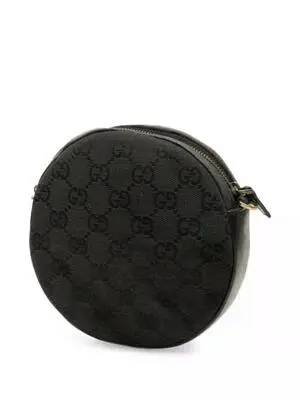 Gucci Gg Canvas Round Crossbody Bag