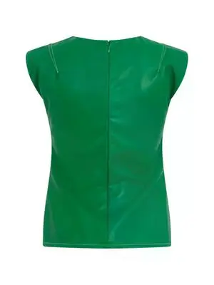 Philosophy Di Lorenzo Serafini Sleeveless Top With Contrast Stitching