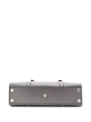 Gucci Gg Embossed Perforated Leather Medium Tote Bag