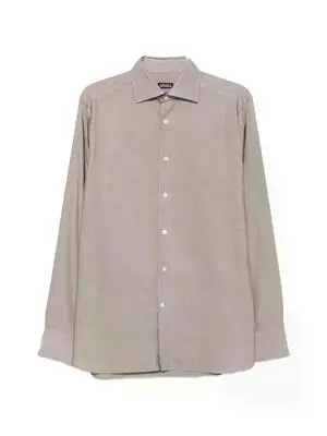 Zegna Long-sleeve Button-up Shirt - Neutrals