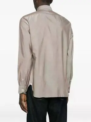 Zegna Long-sleeve Button-up Shirt - Neutrals