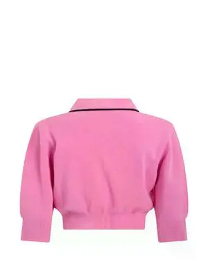 Philosophy Di Lorenzo Serafini Cropped Polo-collar Sweater