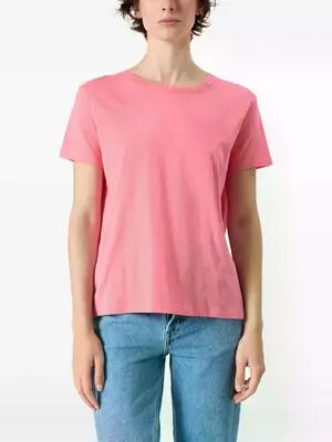 American Vintage Cotton Crew-neck T-shirt - Pink
