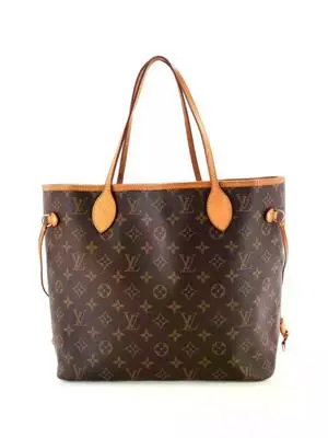 LOUIS VUITTON Neverfull Mm Monogram Canvas Tote Bag - Brown