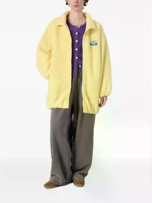 American Vintage Shearling-effect Jacket - Yellow