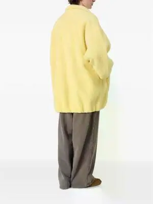 American Vintage Shearling-effect Jacket - Yellow