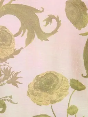 La DoubleJ Floral Print Tie-neck Blouse