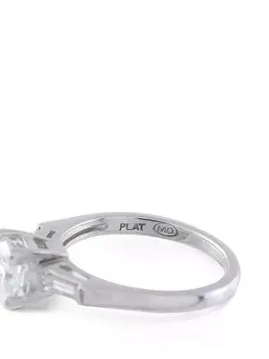 LB EXCLUSIVE Platinum Princess-cut Diamond Ring