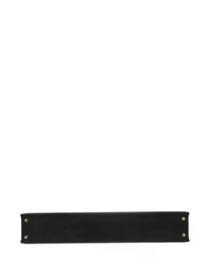 Gucci Calfskin Trunk Attache Case Business Bag - Black