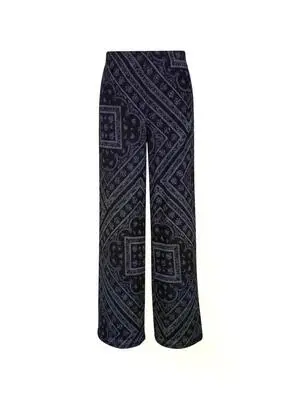 Veronica Beard Hadria Paisley-print Trousers