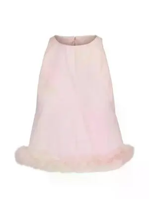 Dorothee Schumacher Sleeveless Feather-trim Top