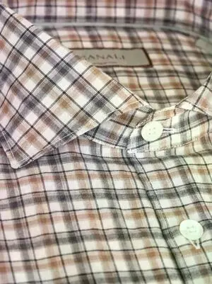 Canali Check-pattern Shirt