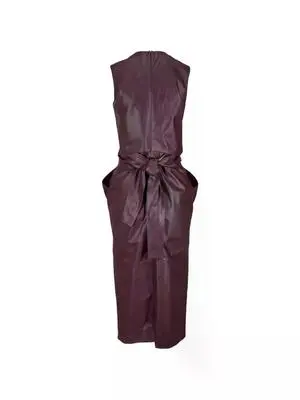 Altuzarra Sleeveless Tied-waist Midi Dress - Red
